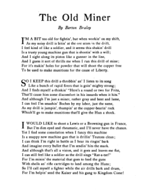 Copper Miners on the Front – World War One & the Copper Country